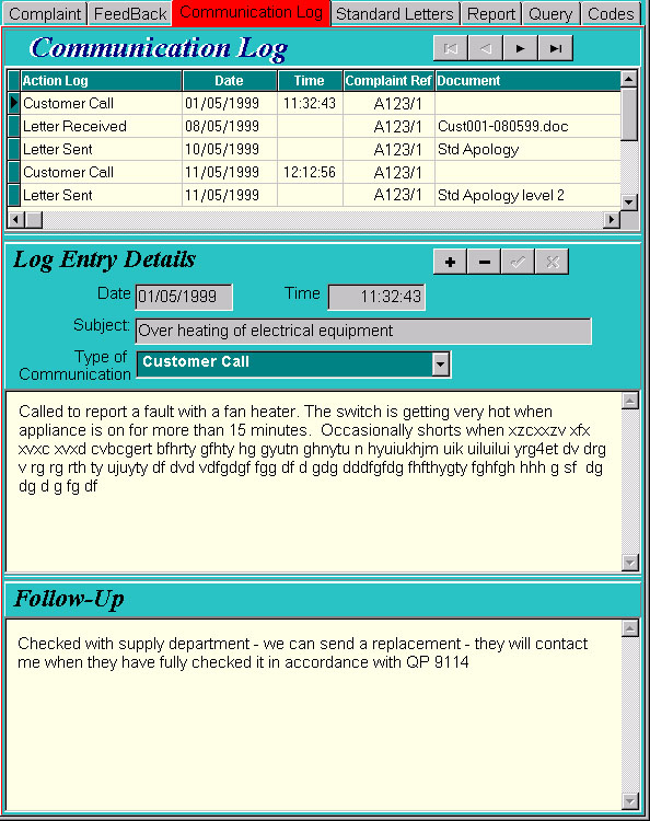 XGL Customer Complaints System